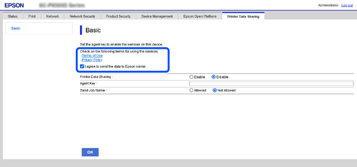 Enabling Epson ES Agent for ECSP